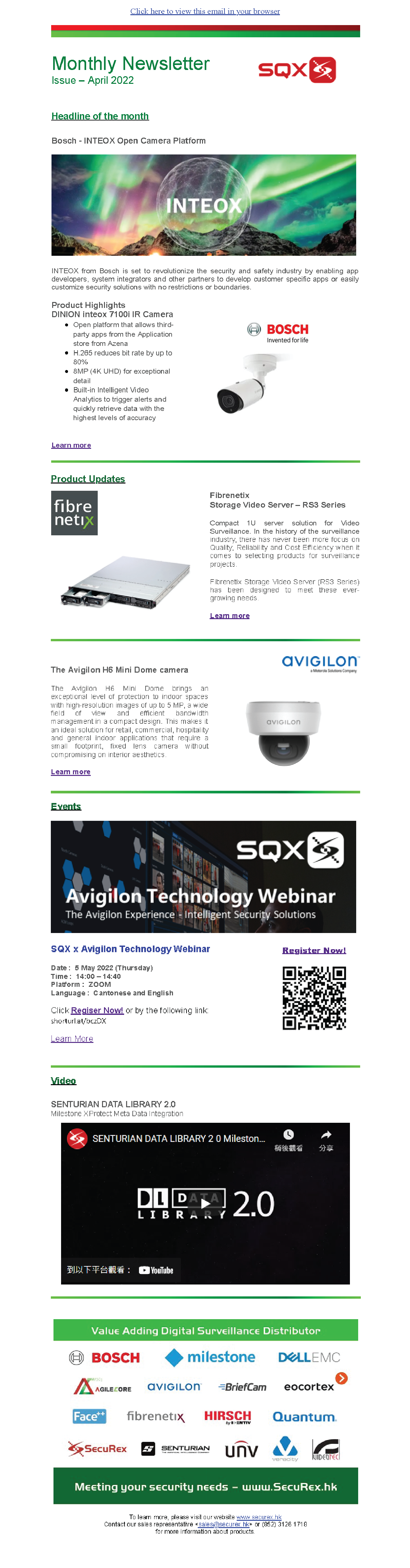 Monthly Newsletter (April 2022) – SecuRex Solution Limited